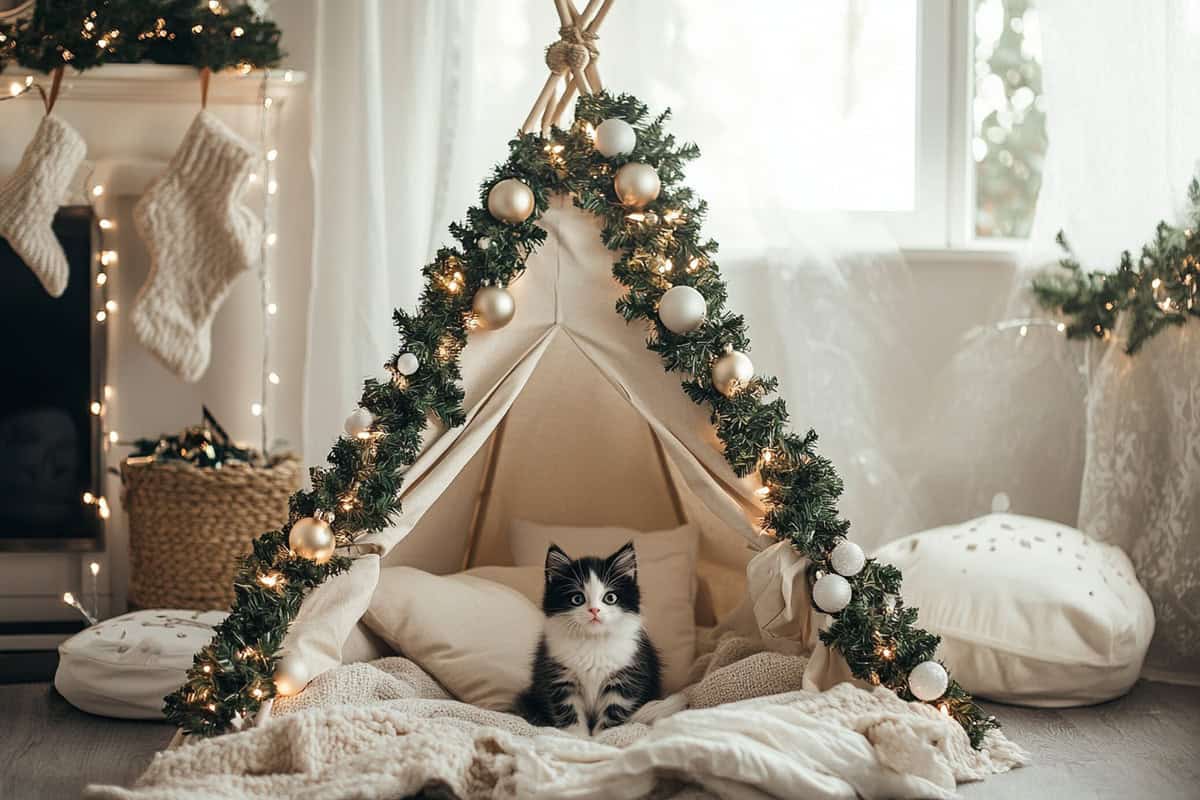 10 Creative Christmas Tree Ideas When you Have a Cat