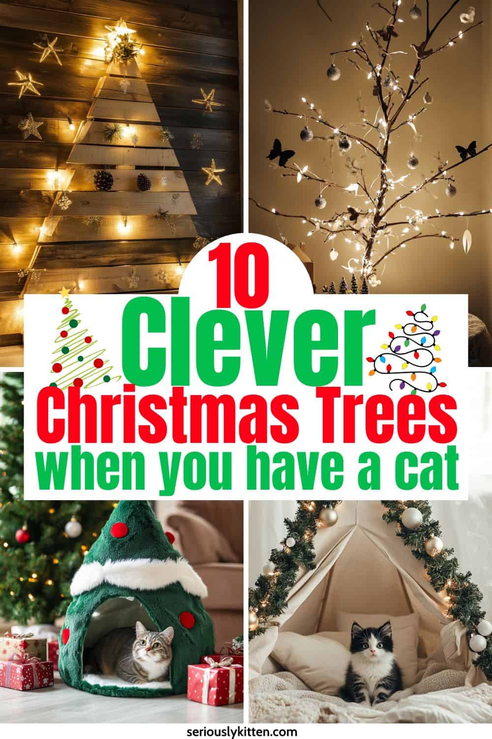 10 Creative Christmas Tree Ideas When you Have a Cat