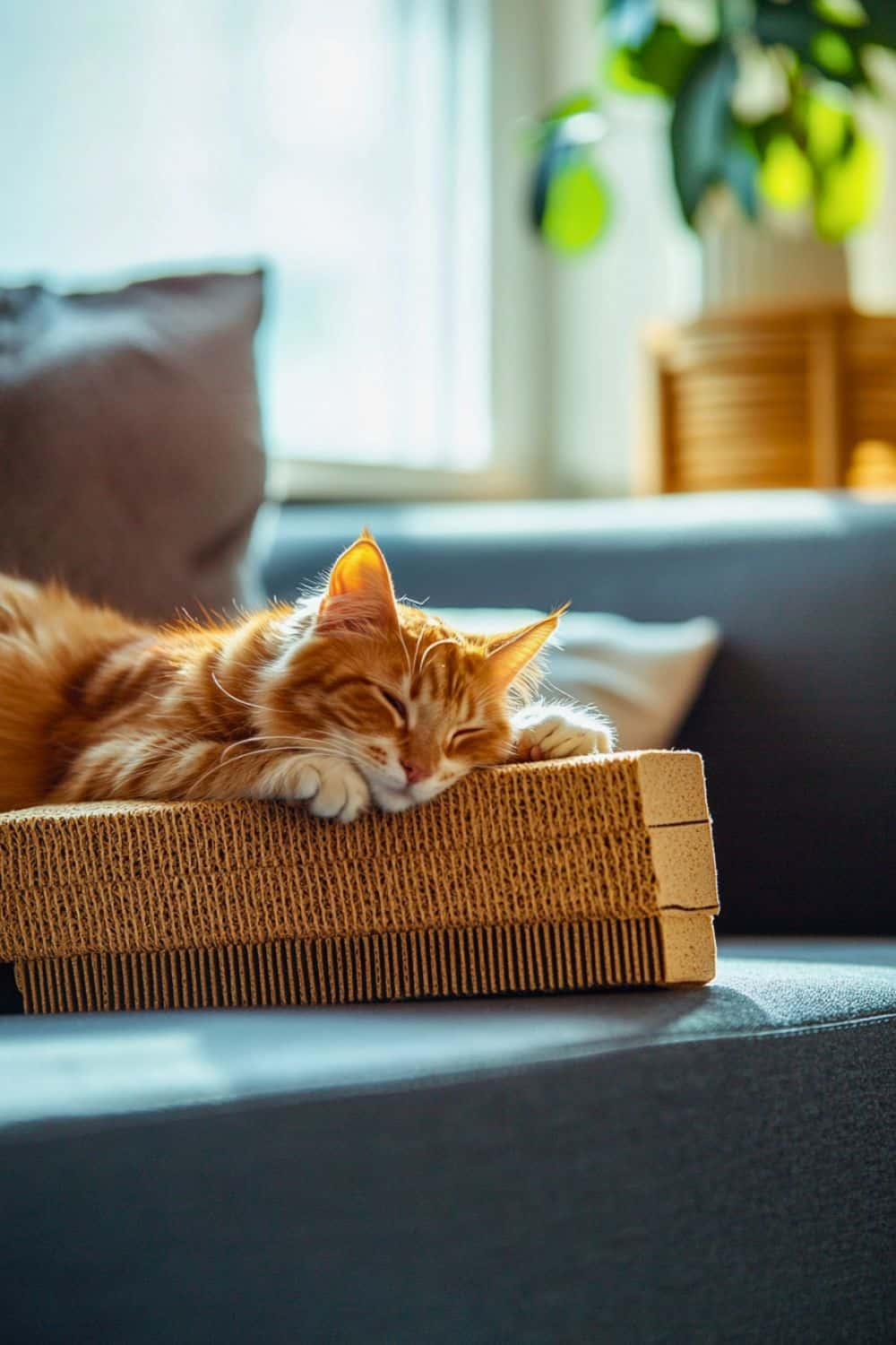 Fun DIY Cat Scratching Post for Your Kitty