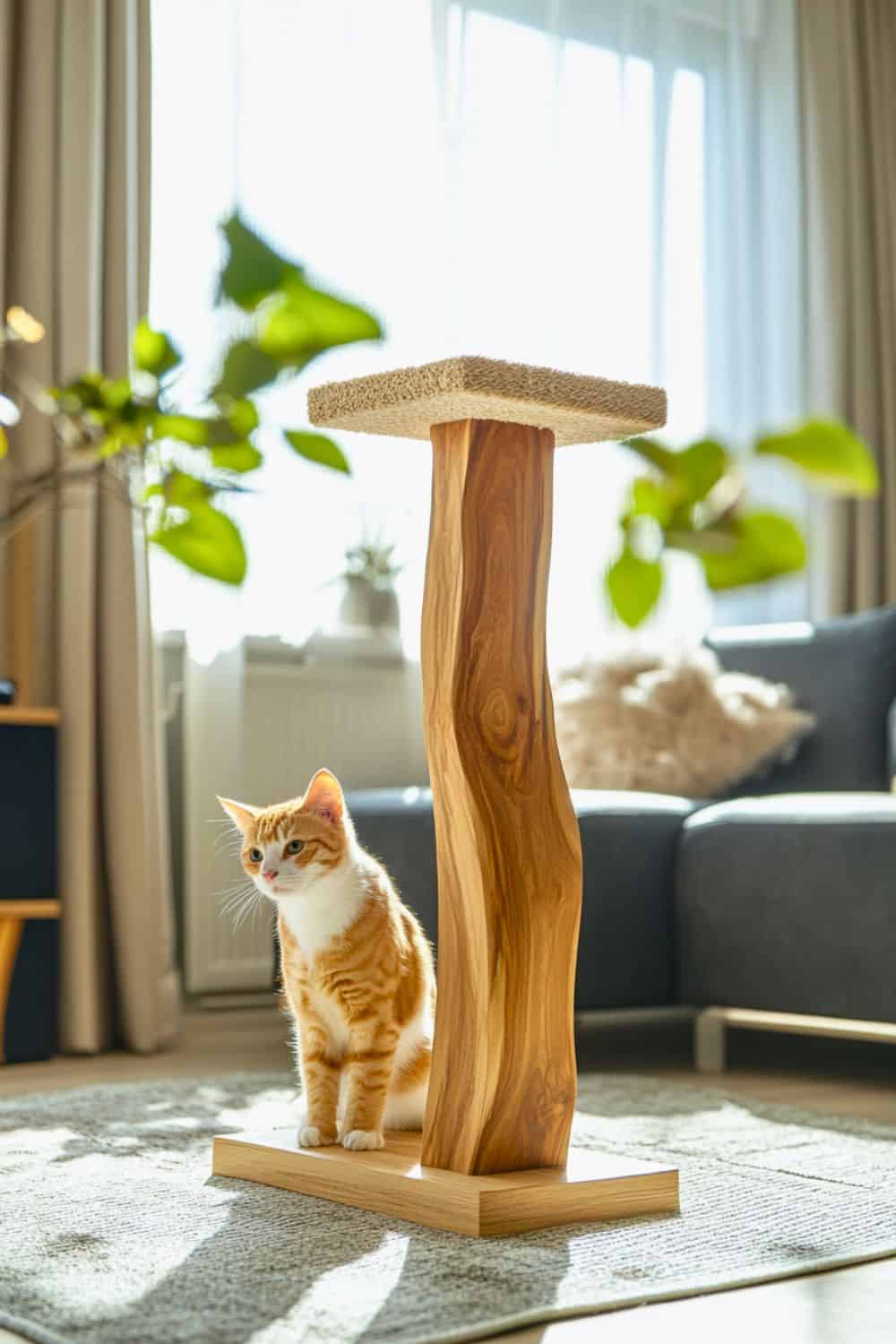 Fun DIY Cat Scratching Post for Your Kitty