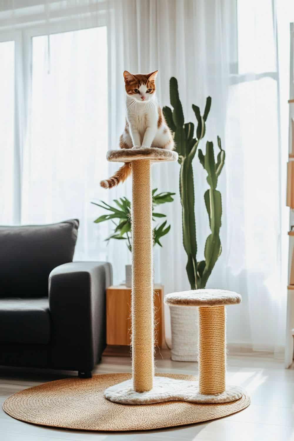 Fun DIY Cat Scratching Post for Your Kitty