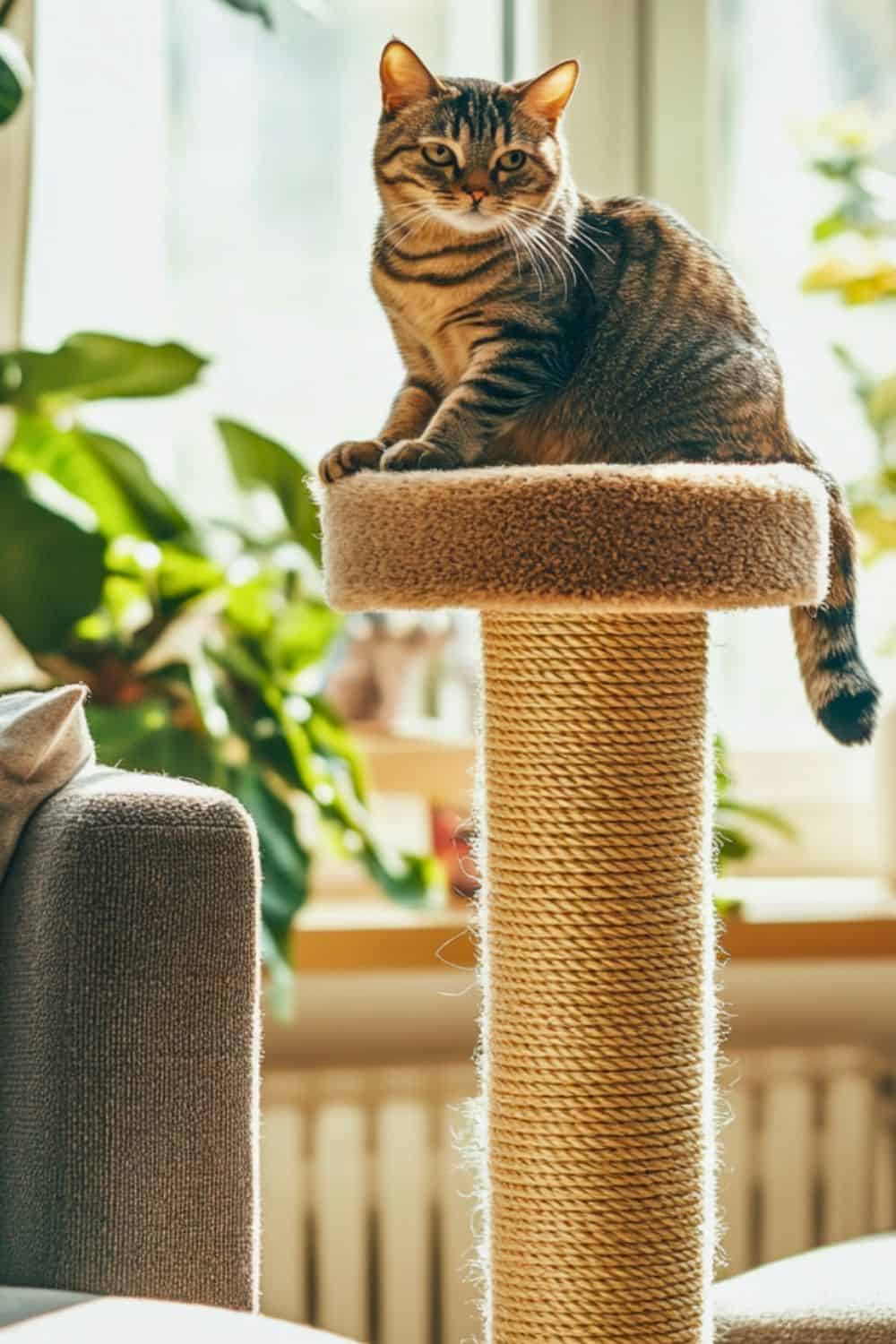 Fun DIY Cat Scratching Post for Your Kitty