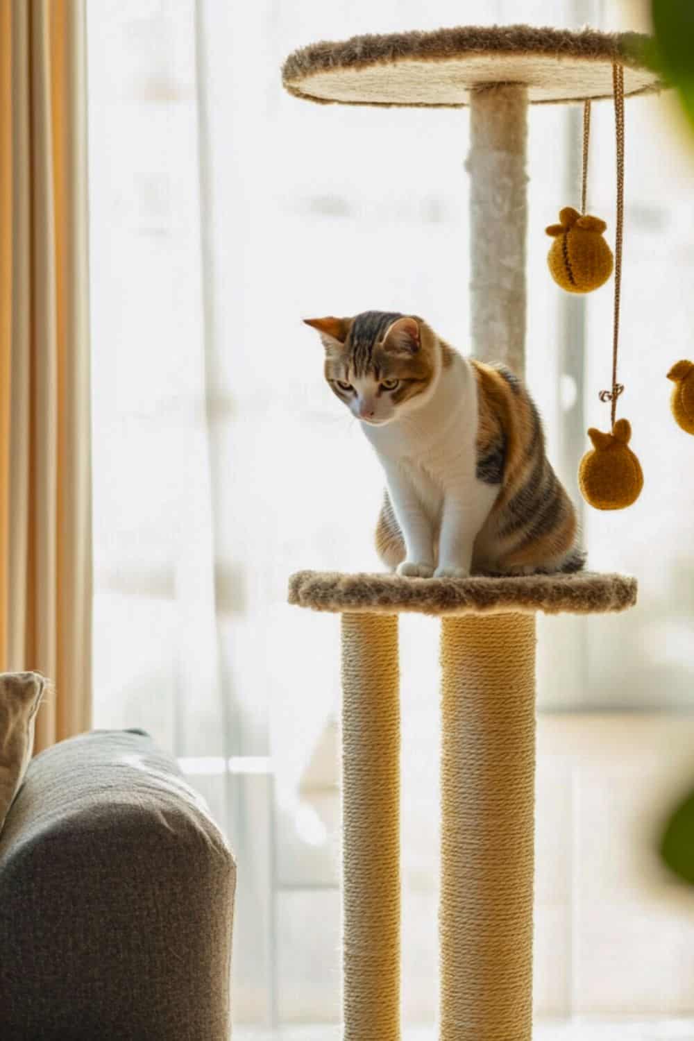 Fun DIY Cat Scratching Post for Your Kitty