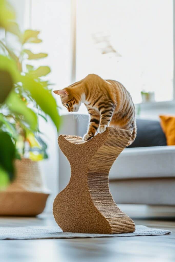 Fun DIY Cat Scratching Post for Your Kitty