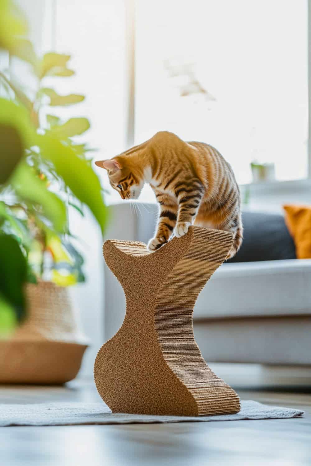 Fun DIY Cat Scratching Post for Your Kitty
