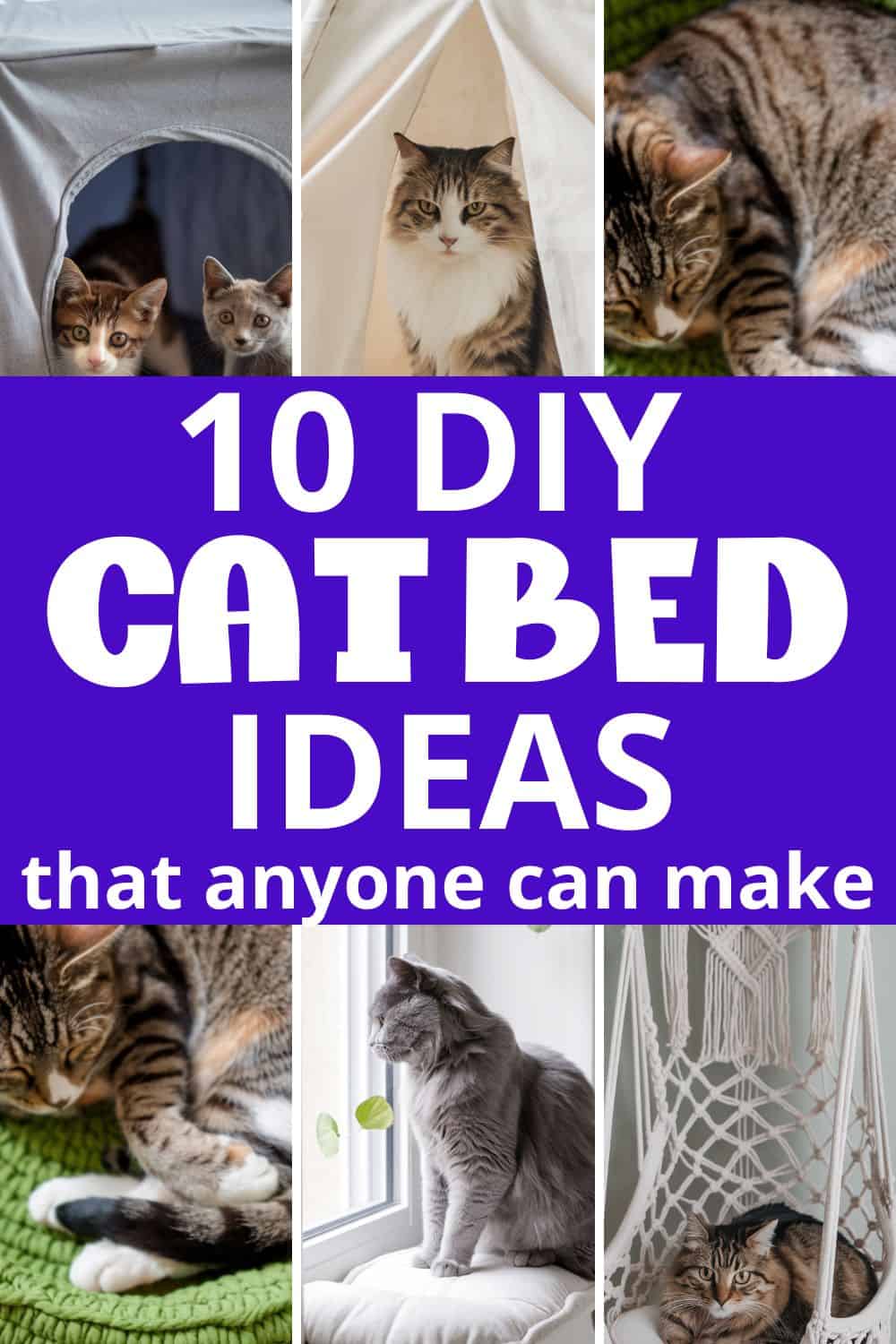 10 Adorable DIY Cat Beds Your Furry Friend Will Love