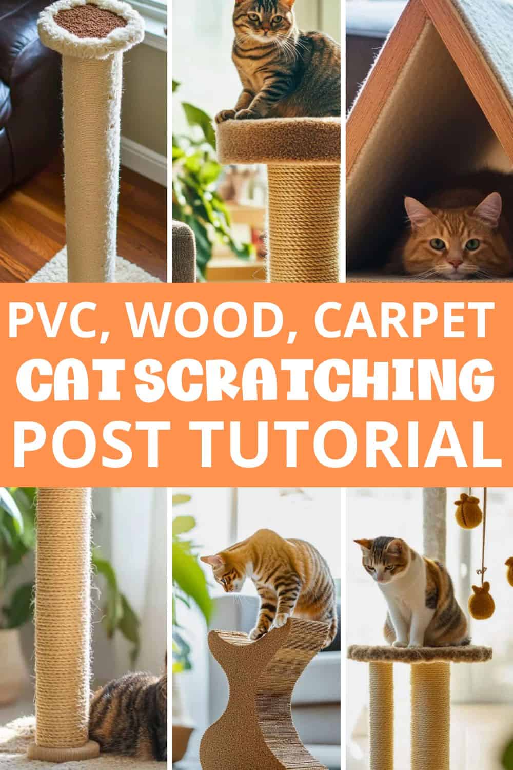 Fun DIY Cat Scratching Post for Your Kitty