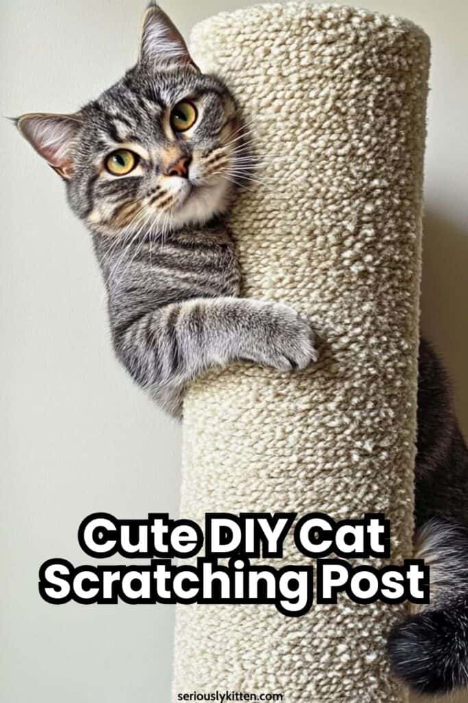Fun DIY Cat Scratching Post for Your Kitty